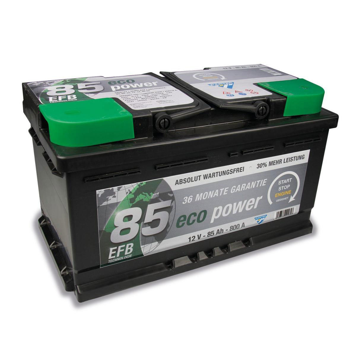 CARTEC und 85 Batterie 12V/85Ah/800A Start-Stopp Technologie online kaufen