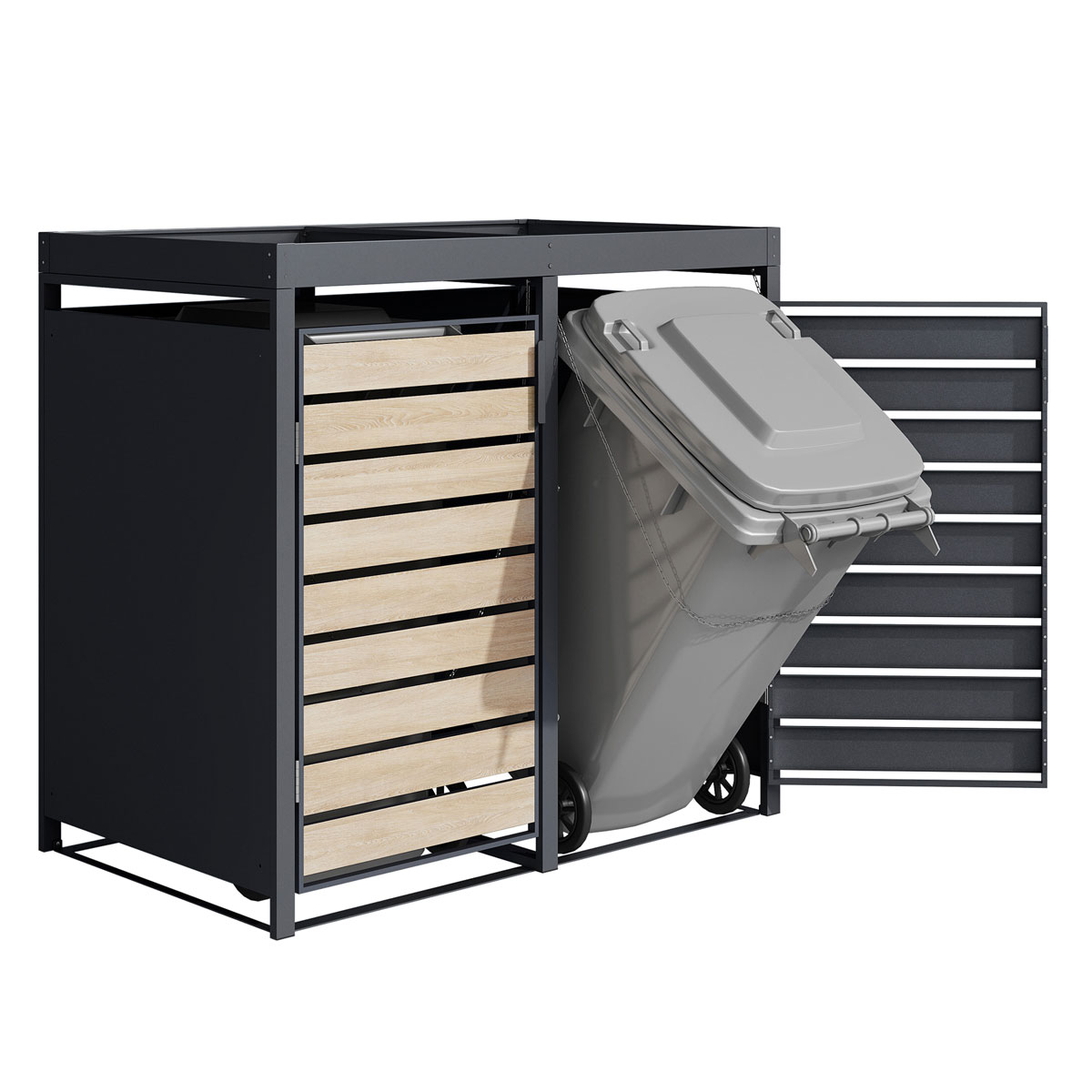 Durabil Mülltonnenbox Style für 2 x 240 L online kaufen